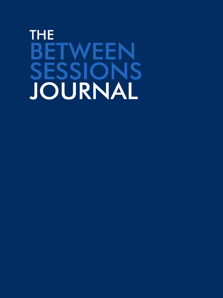 Between Sessions Journal - V | PDF | Mood (Psychology) | Mental Health