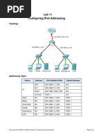 Finished 12.6.6 Packet Tracer - Configure IPv6 Addressing | PDF | I Pv6 | Ip Address