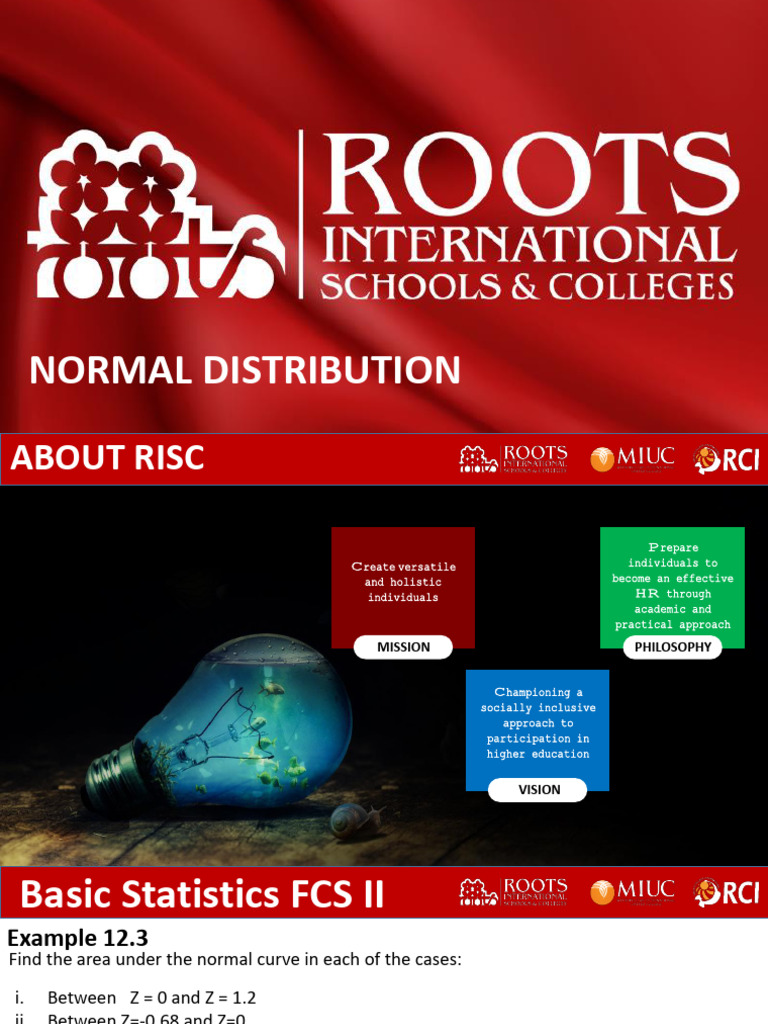 21 (b) Normal Distribution (Example 12.3) | PDF