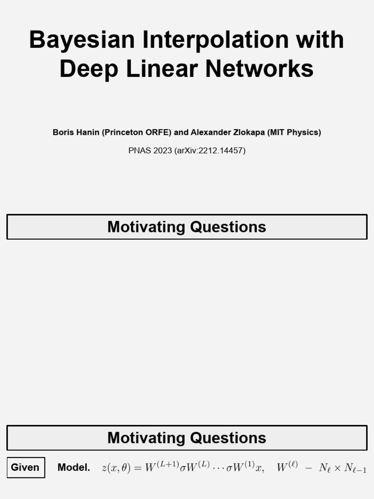 Hanin Slides | PDF | Statistical Inference | Bayesian Inference