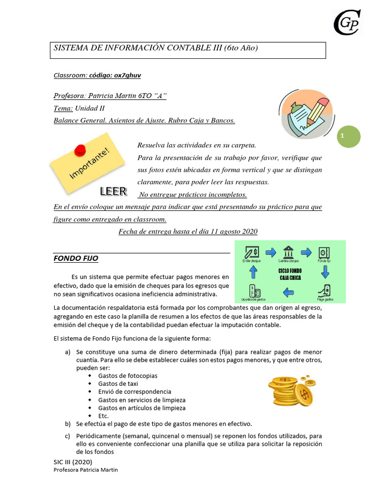 Ejercicios Contabilidad Basica | PDF | Contabilidad | Cheque