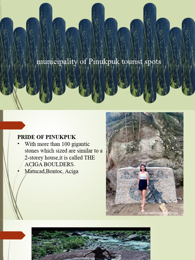 Top Tourist Spots in Pinukpuk | PDF | Cooking, Food & Wine