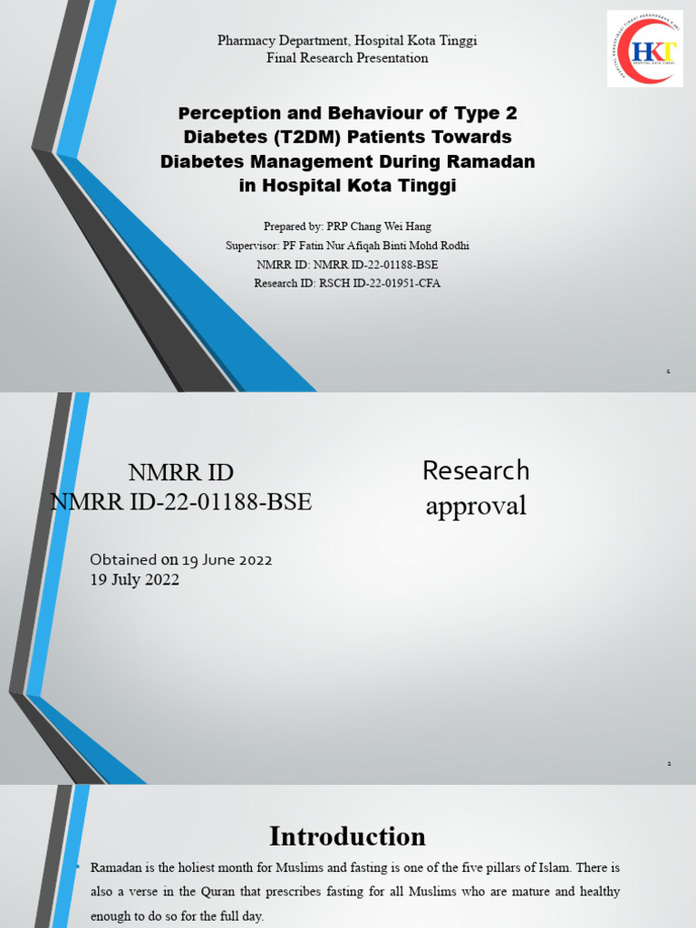 T2DM Patient Behavior During Ramadan | PDF | Diabetes Management ...