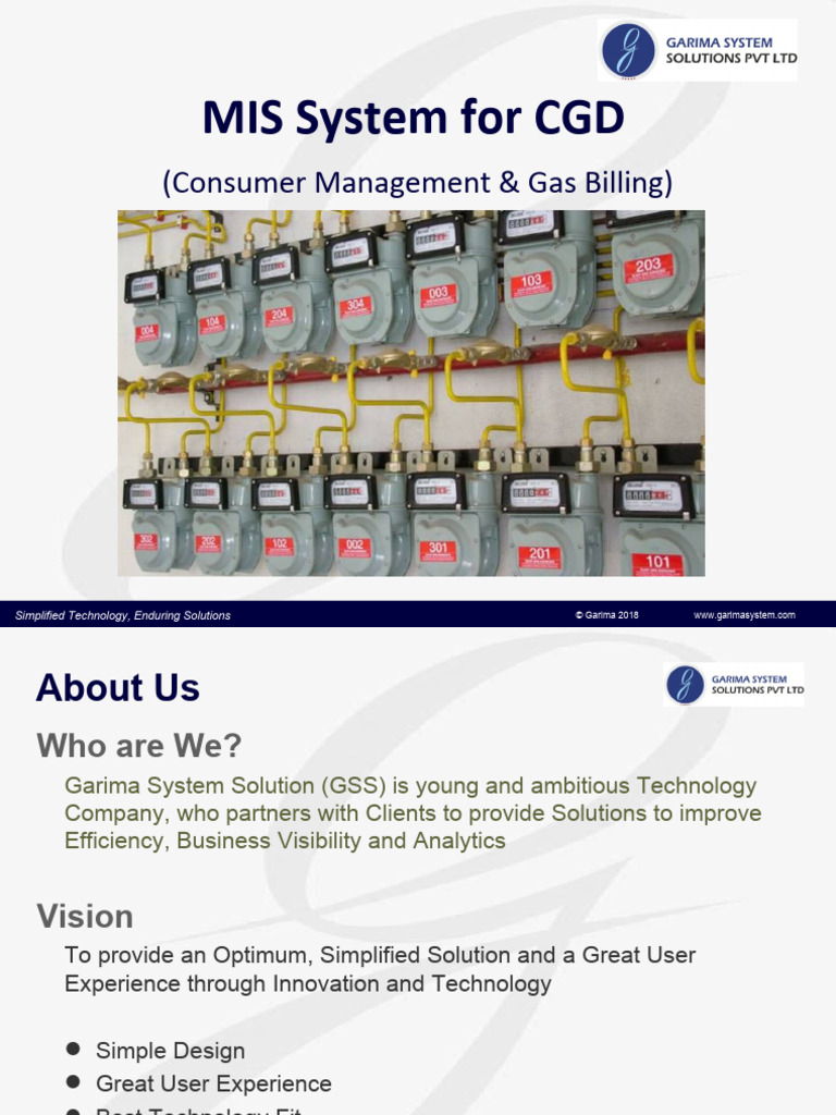 GSS - MIS For Gas Billing V0 | PDF | Internet Of Things | Systems ...
