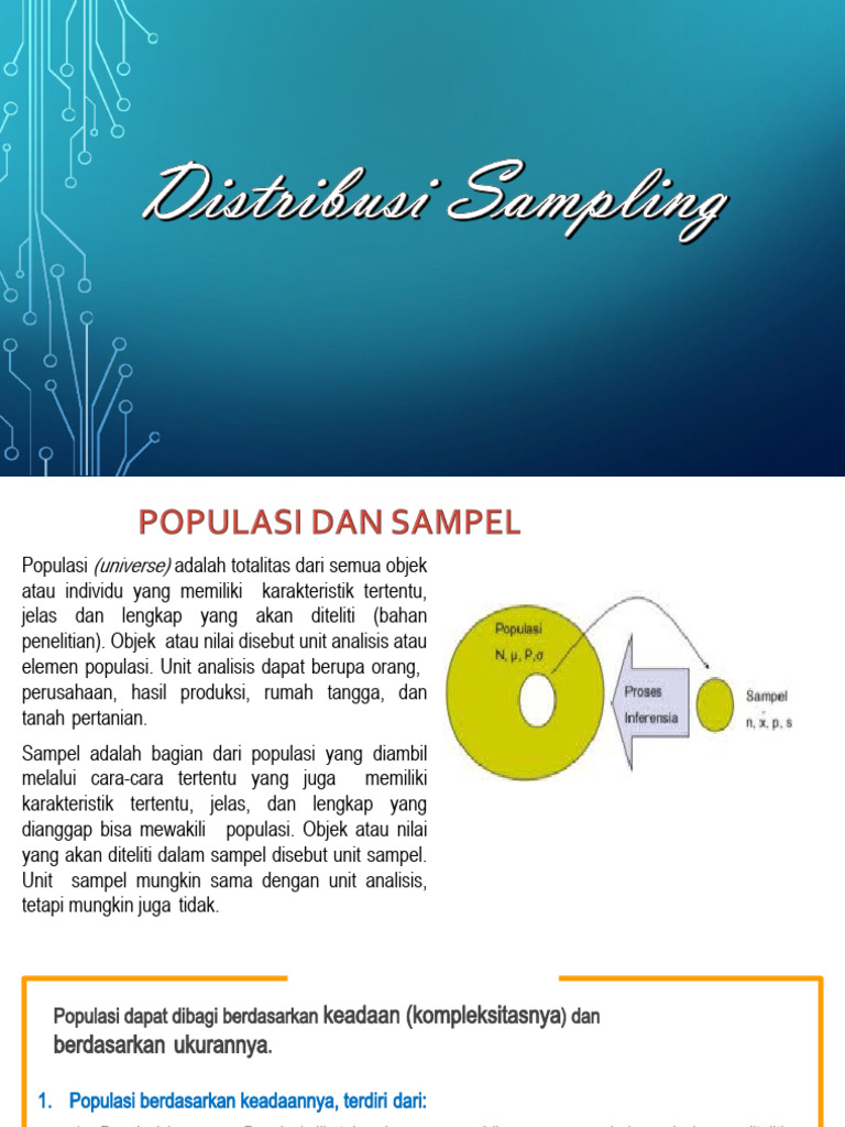 10. Distribusi Sampling | PDF