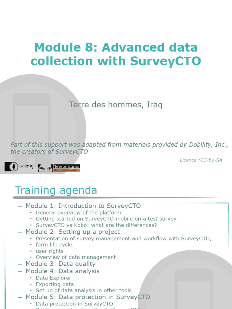 Module 8 Advanced Data Collection With SurveyCTO | PDF