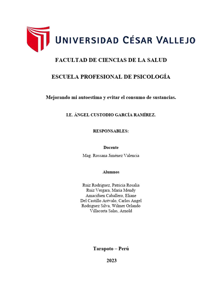 Informe de Programa | PDF