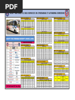 She Shuttle Time Table | PDF