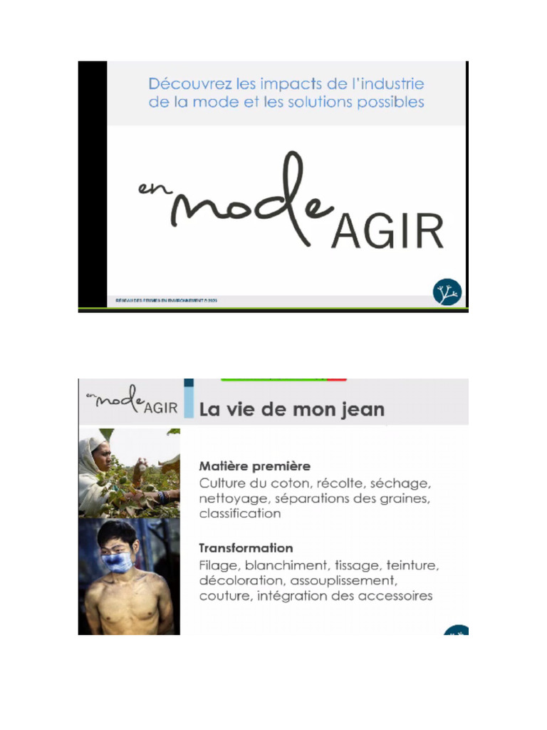 Impacts de l'industrie de la mode | PDF