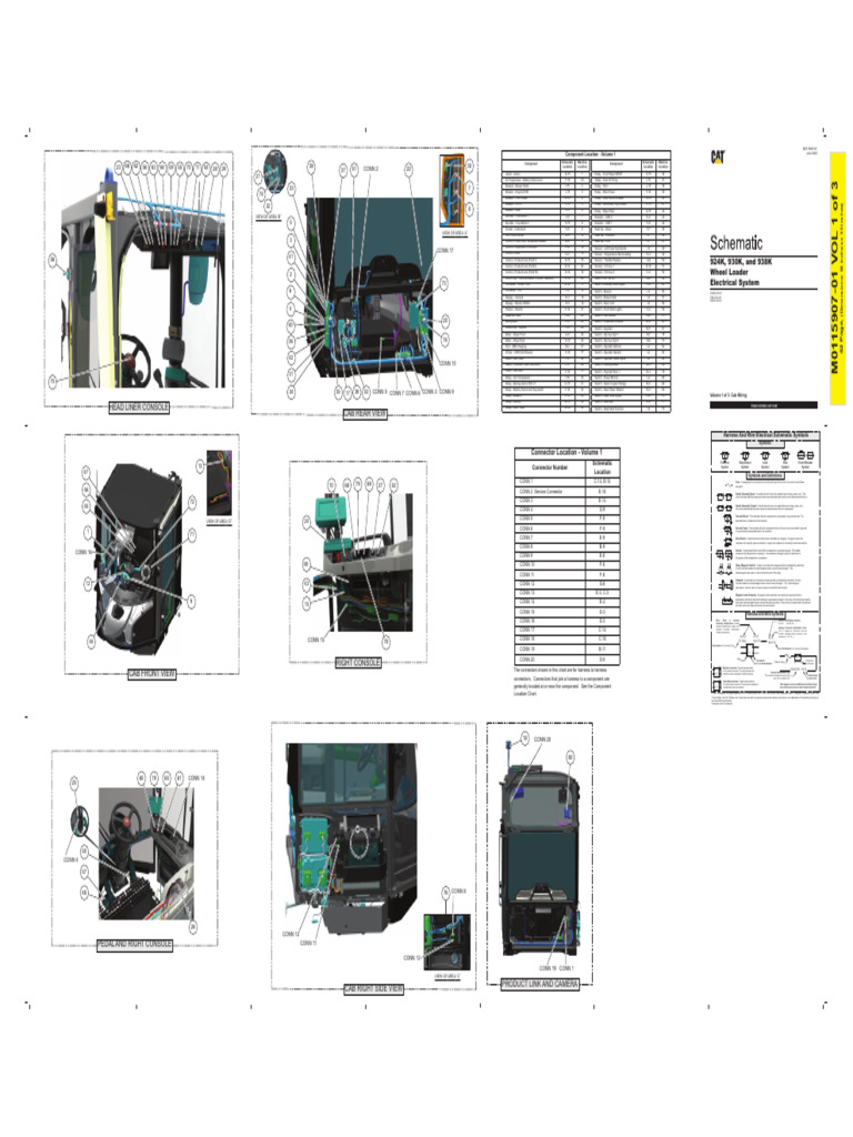 Cab Wiring for 924K, 930K, 938K | PDF | Switch | Relay
