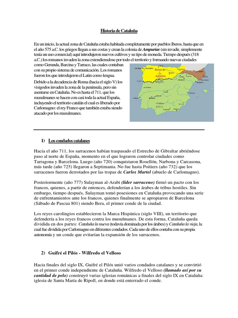 Historia de Catalunya | PDF