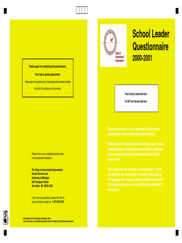 School Leader With Copyrighting | PDF | Curriculum | Teachers