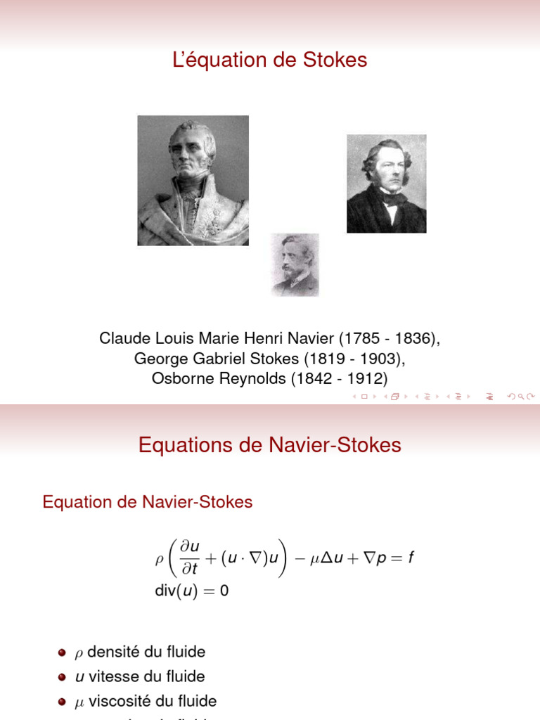 Cours6 2 | Download Free PDF | Fluide | Équations de Navier-Stokes