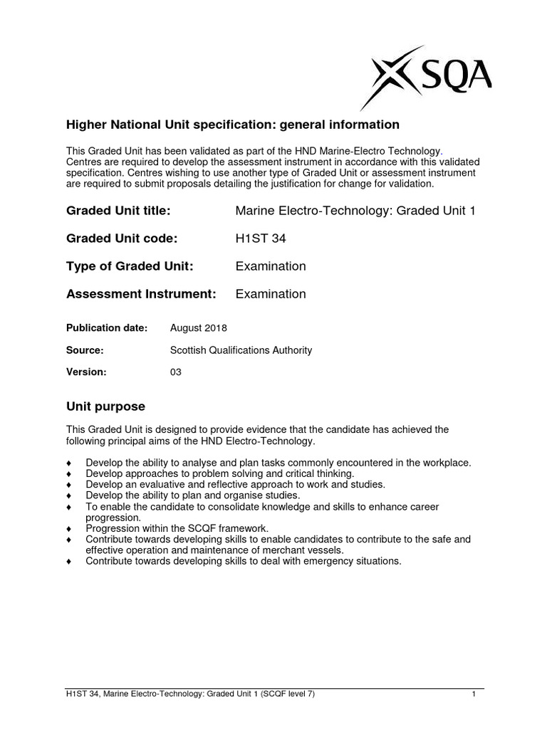 SQA Descriptor-H1ST34RoUK | PDF | Power Electronics | Electrical ...