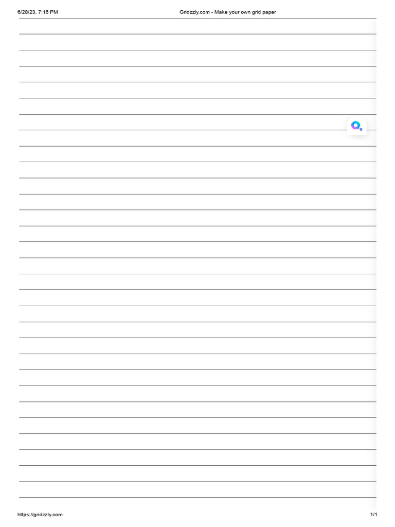 Make Your Own Grid Paper | PDF