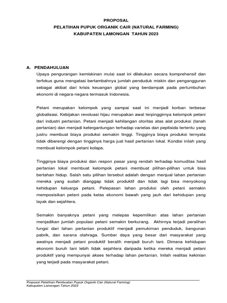 Proposal Poc 2023 | PDF