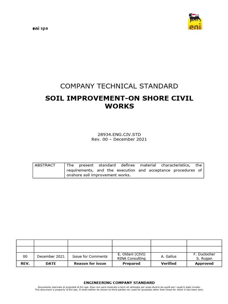 28934e00 Soil Improvement | PDF | Specification (Technical Standard ...