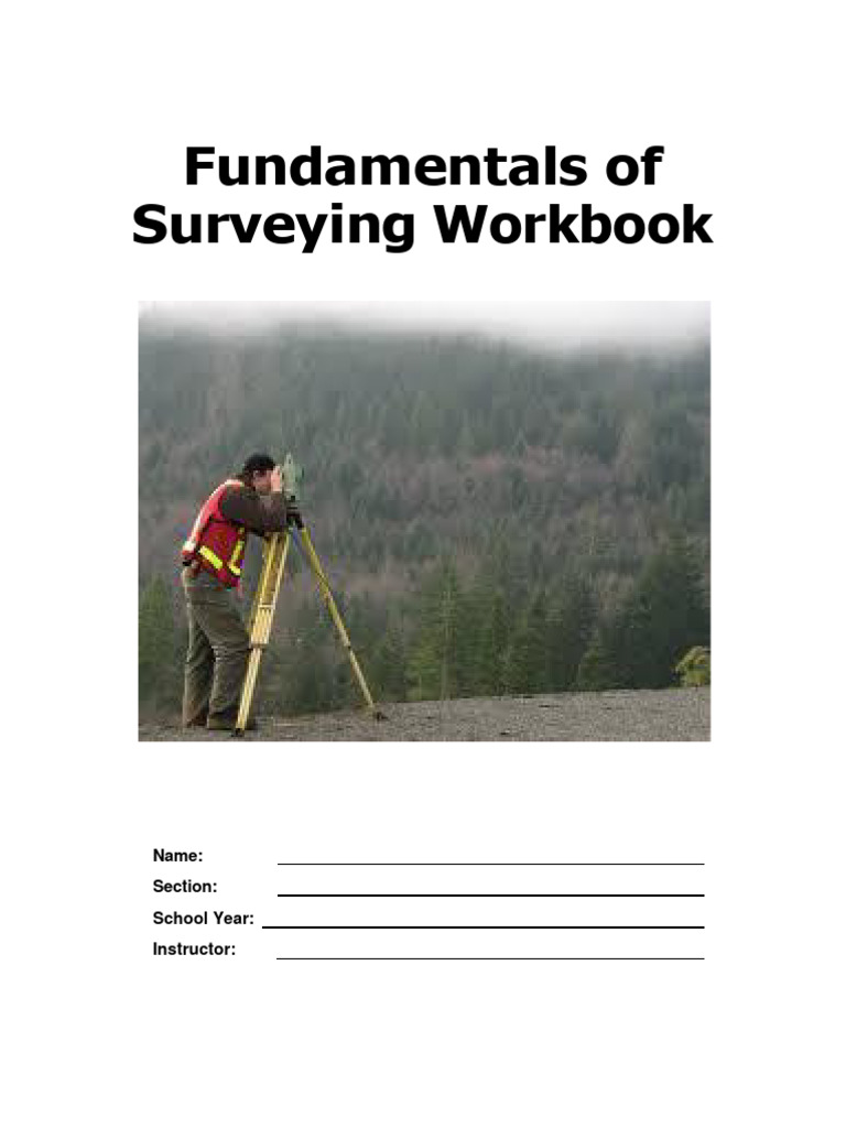 FINAL Fundamental of Surveying Workbook | PDF | Surveying ...