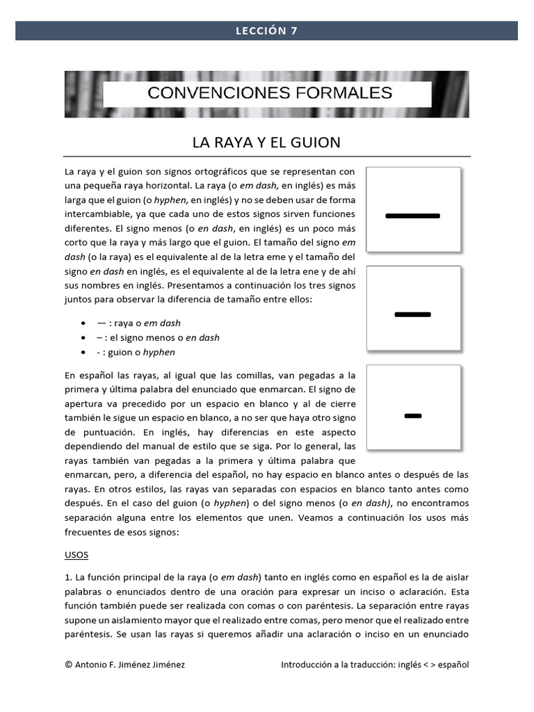 07 - 02 La Raya y El Guion | PDF | Lingüística | Semiótica