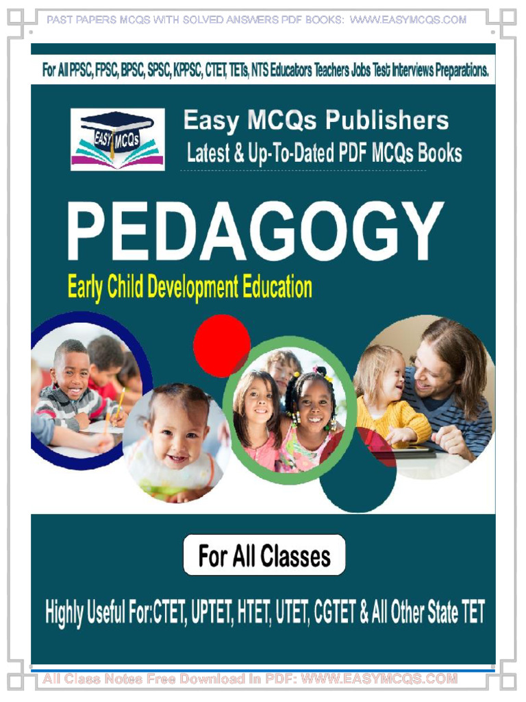 Pedagogy MCQs for Teaching Job Prep | PDF | Career & Growth | Self ...