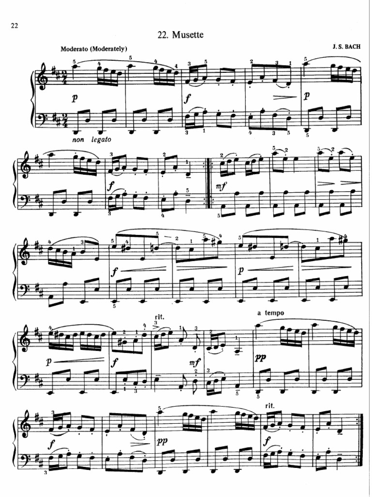 The Russian School of Piano Playing - MUSETTE BACH | PDF