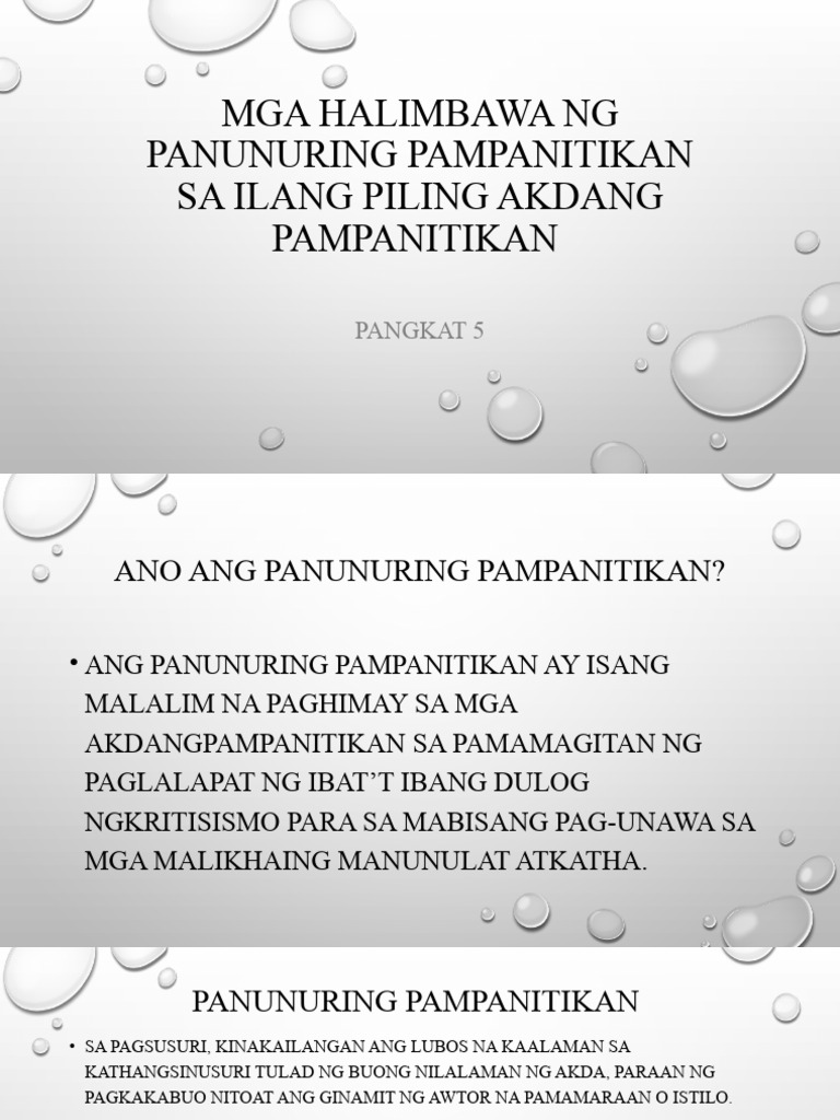 Pagsusuri Halimbawa GRADE 11 Pagsusuri Ng Mga Halimbawang Teksto