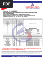 DIN 1.0619 Material Specifications | PDF | Steel | Alloy