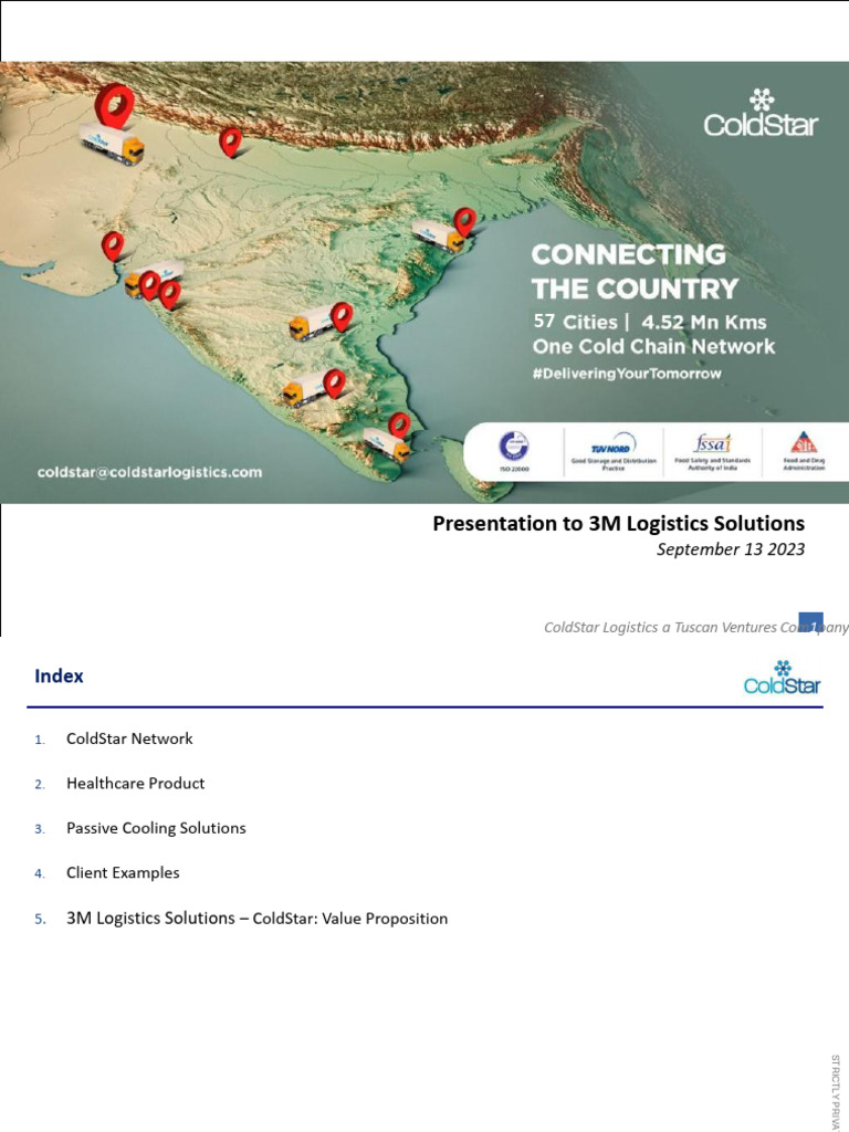 Introductory Presentation - 3M Logistics Solution - 20230913 | PDF ...