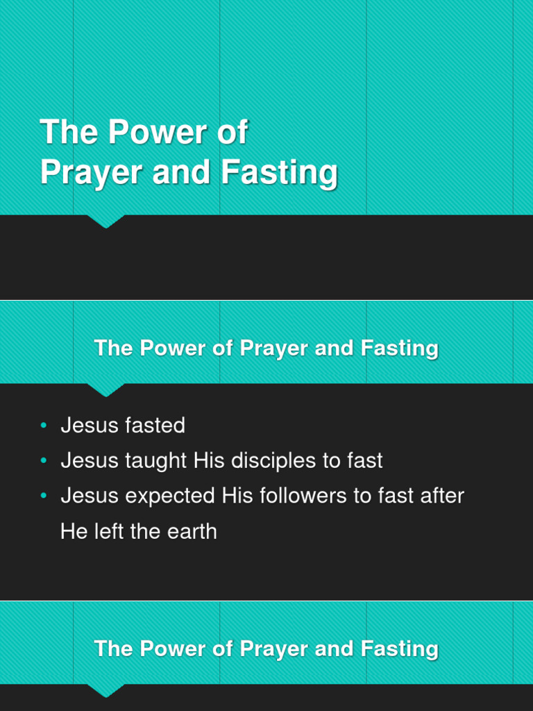 Dokumen - Tips The Power of Prayer and Fasting New Birth Missionary The Power of Prayer and ...