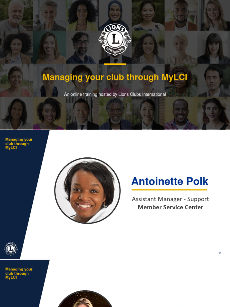 Managing Your Club Through MyLCI - en | PDF | Payments | Credit Card