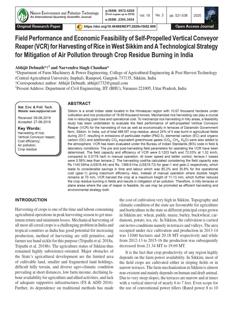 Reaper | PDF | Air Pollution | Agriculture