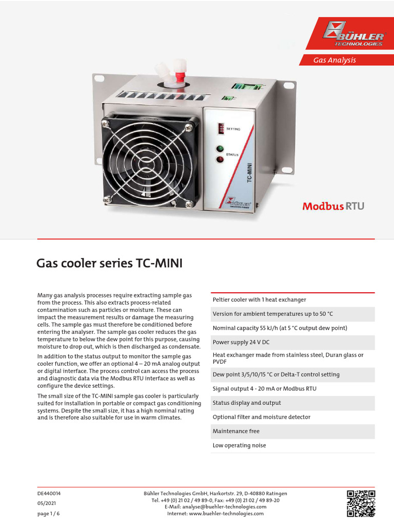 De440014 Tc-Mini | PDF | Heat Exchanger | Gases