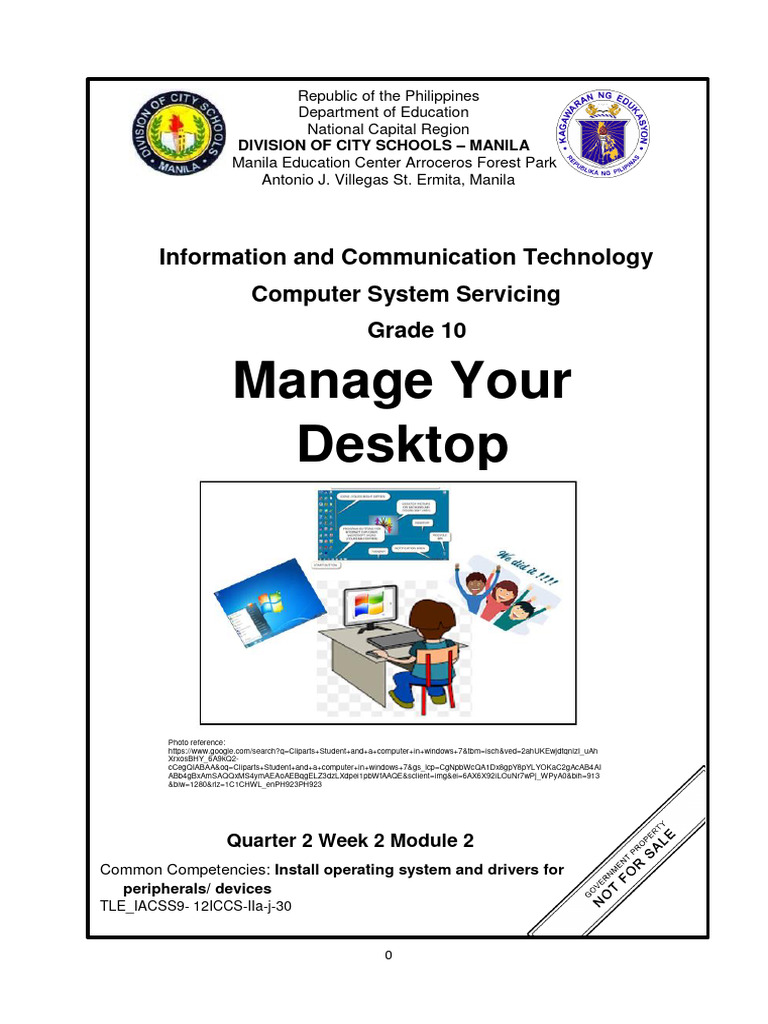 Tle Te 10 Q2 Mod2 Ict Css Pdf Window Computing Icon Computing