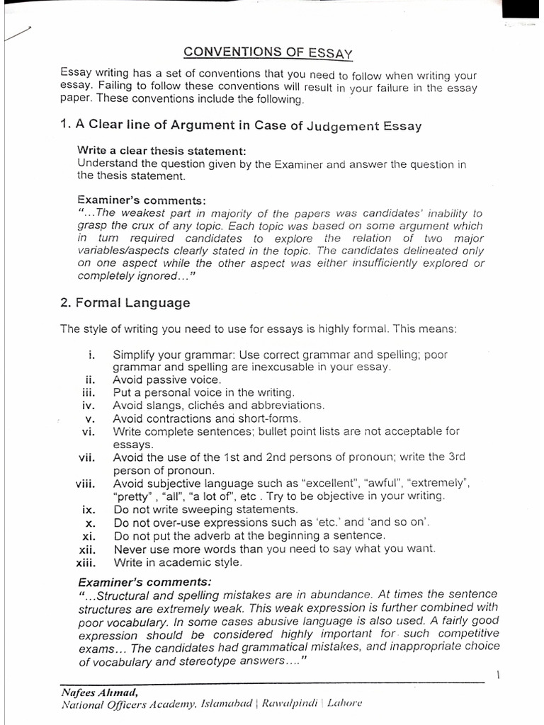 Essay Assignment NOA Academy | PDF