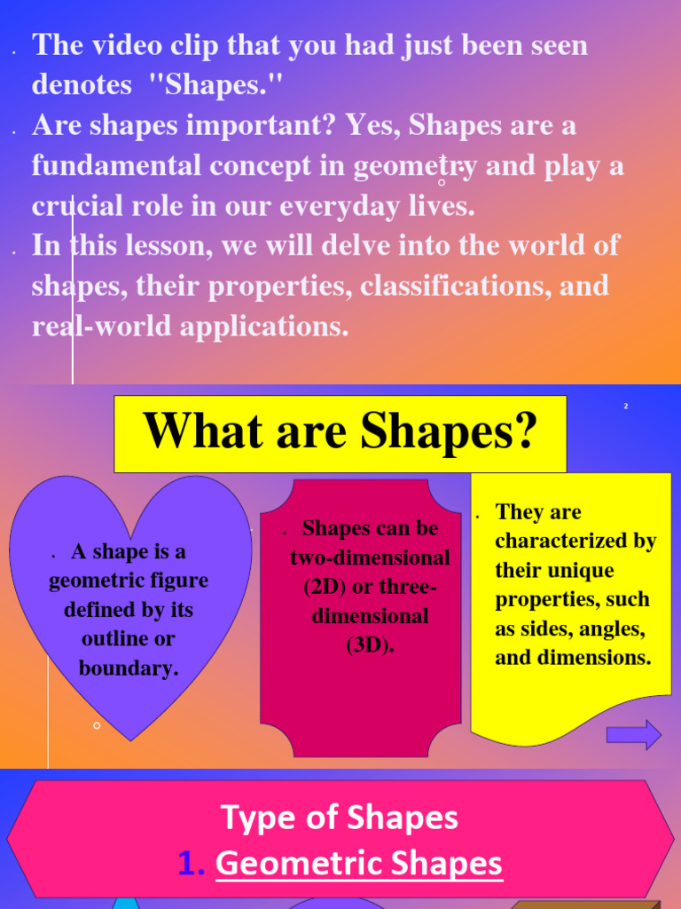 shapes-presentation-compressed | PDF | Shape | Geometry