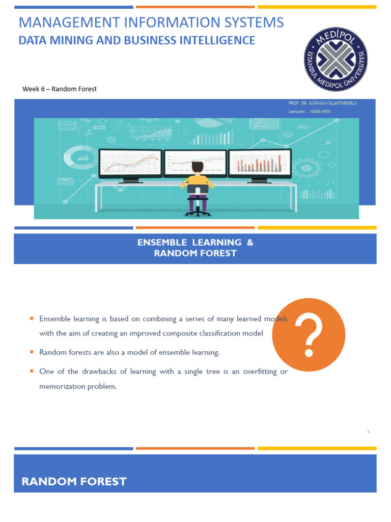 Week 6 - Random Forest | PDF | Statistical Classification | Randomness