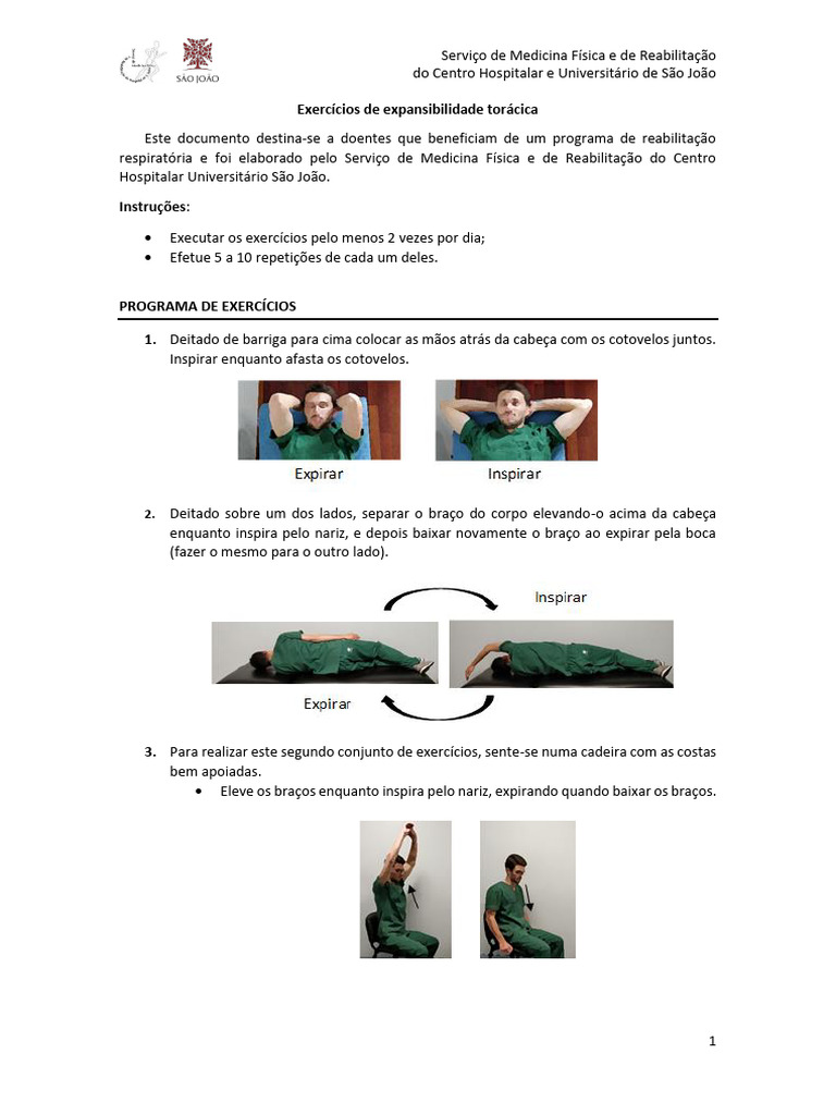Exerc Cios de Expansibilidade Tor Cica | PDF | Remédio