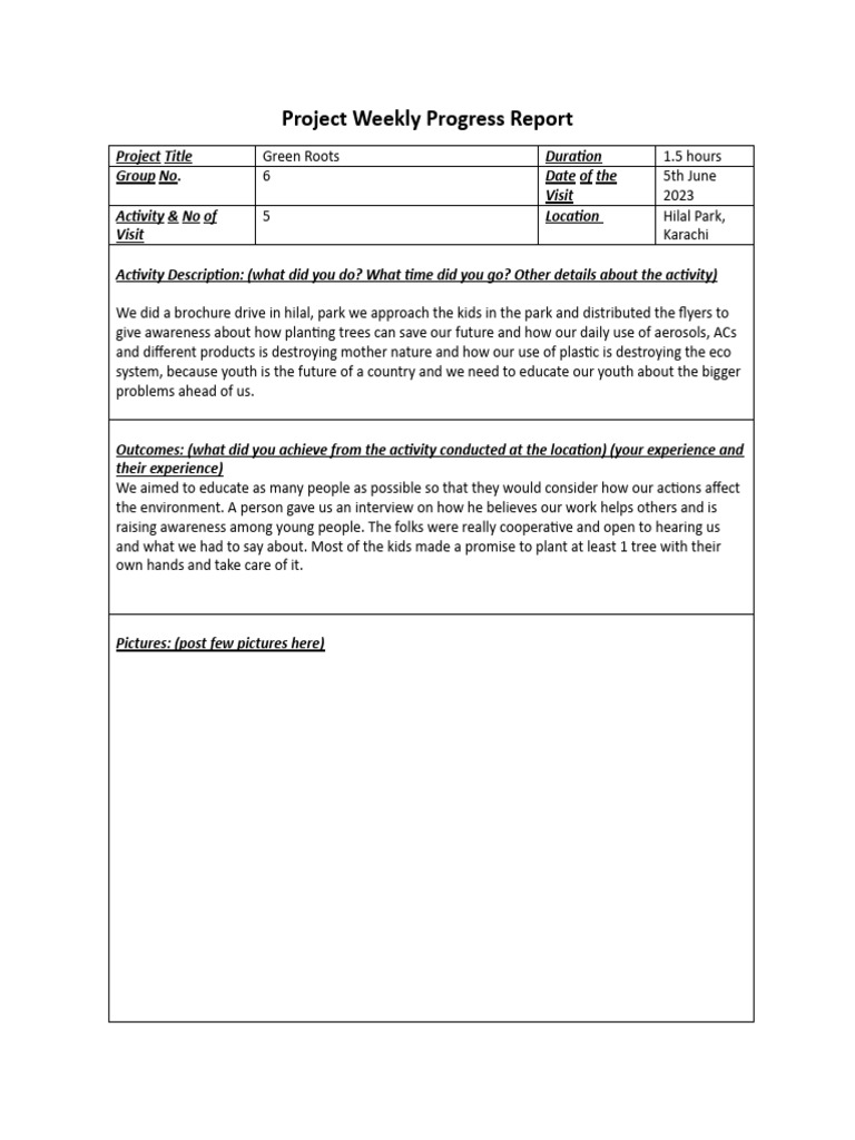 ESR Weekly Report | PDF