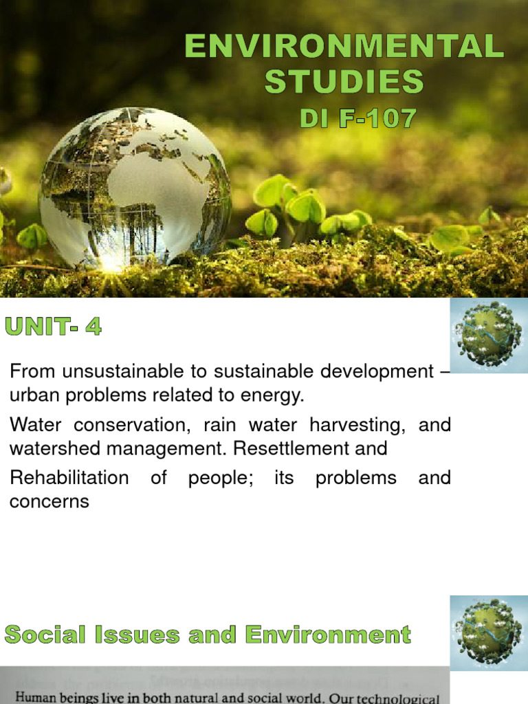 Unit-Iv Part-I Evs | PDF Unit-Iv Part-I Evs | PDF