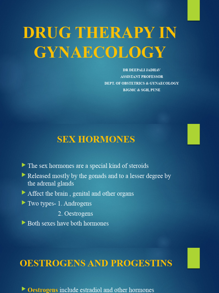 Drugs 2 (Gyneac) | PDF | Hormone Replacement Therapy | Combined Oral ...