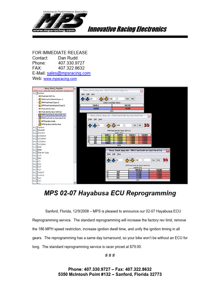 MPS ECU Reprogramming | PDF