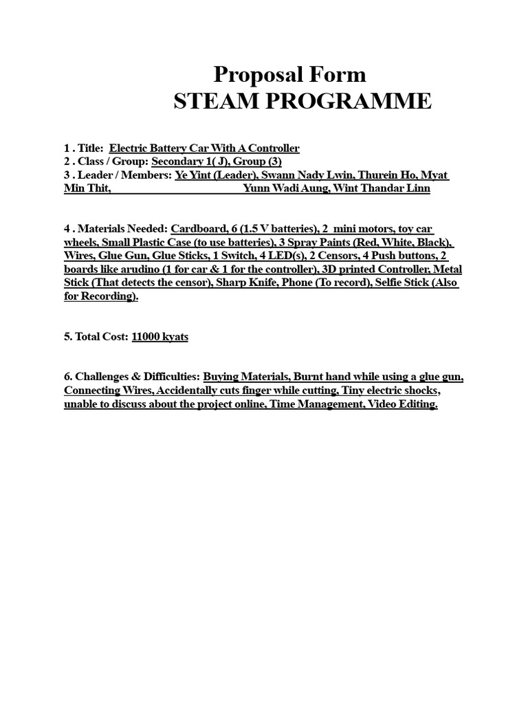 Steam Programme | PDF