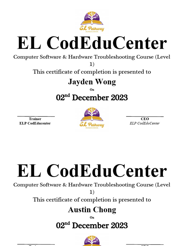 STEM CLass Certification | PDF