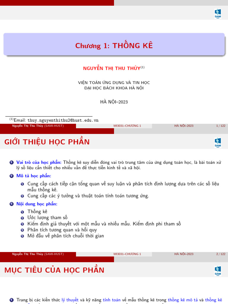 Baigiang MI3031 Chap1 2023.1 | PDF