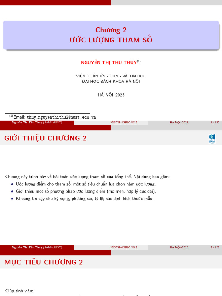 Baigiang MI3031 Chap2 2023.1 | PDF