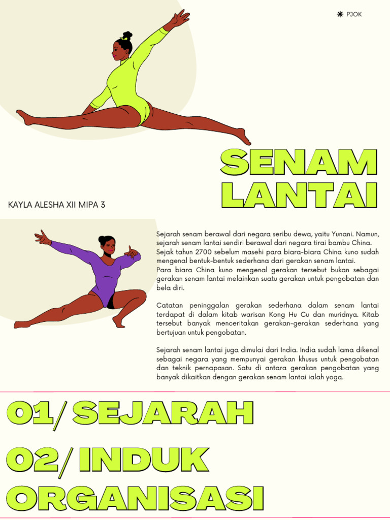 Sejarah dan Organisasi Senam Lantai | PDF | Kesehatan Holistik | Sains ...