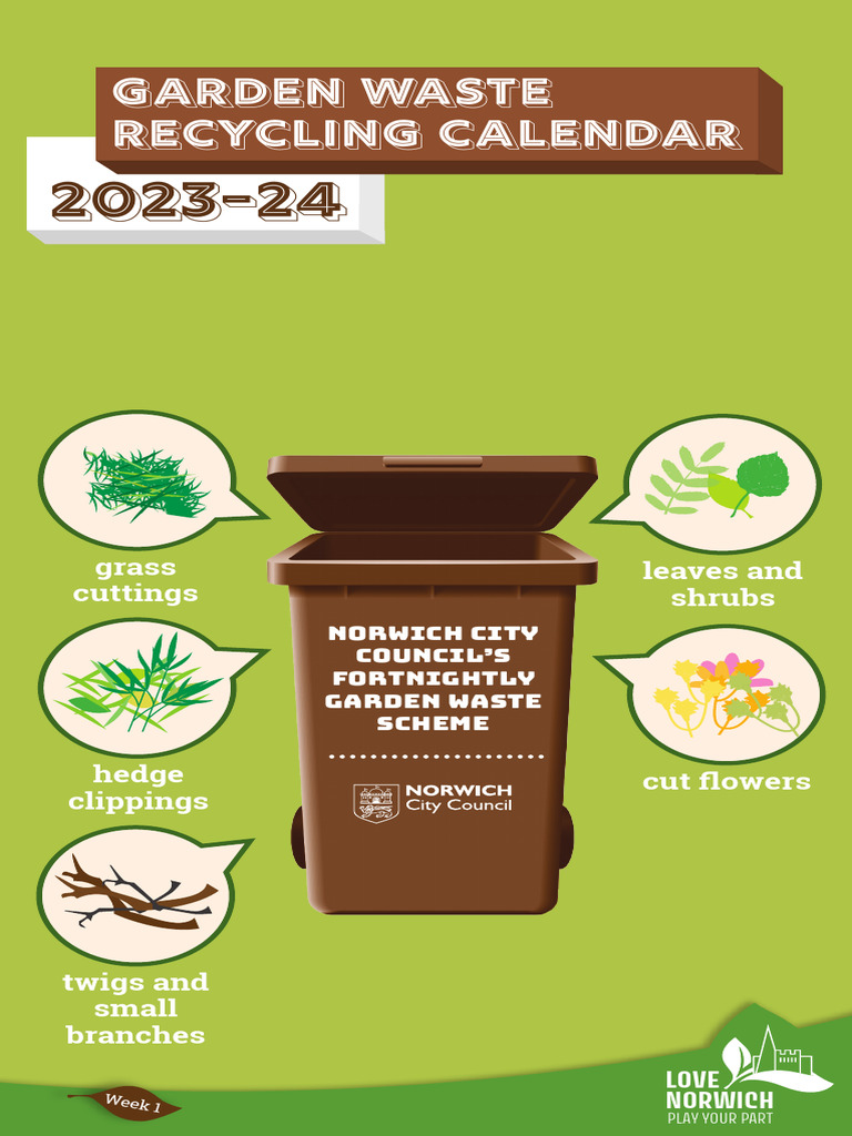 Garden Waste Calendar Week 1 | PDF