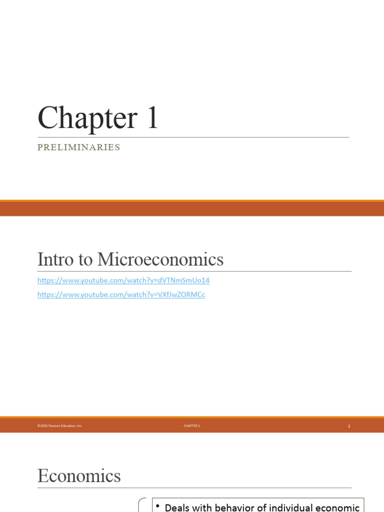 Chapter 1 - Preliminaries | PDF | Microeconomics | Real Versus Nominal Value (Economics)