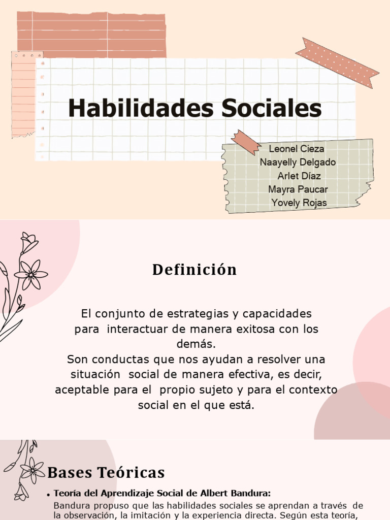 Habilidades Sociales | PDF | Habilidades sociales | Mente