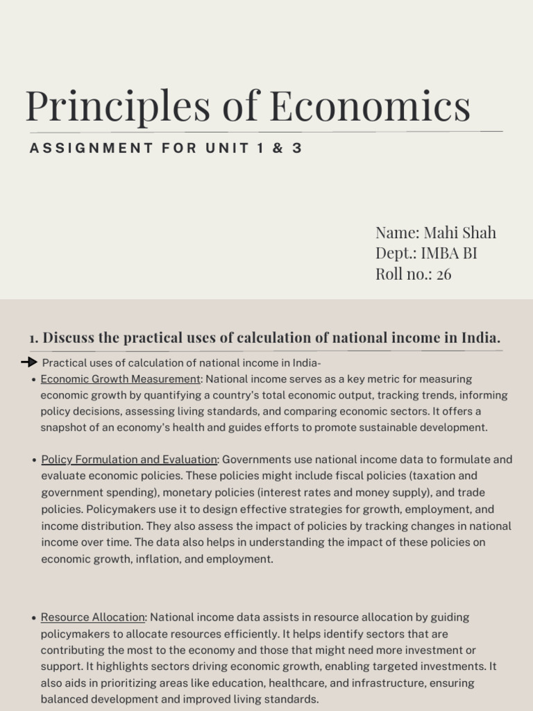 Eco Assignment | PDF | Reserve Bank Of India | Inflation
